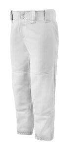 mizuno womens select low rise belted pant m white, white, medium us