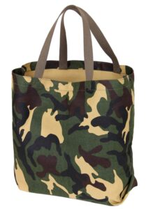 rothco canvas tote bag - woodland camo