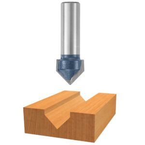 bosch 84303m 90 degree x 5/8 in. carbide tipped v-groove bit