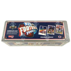 1991 upper deck football cards unopened factory set (700 different cards) - i...