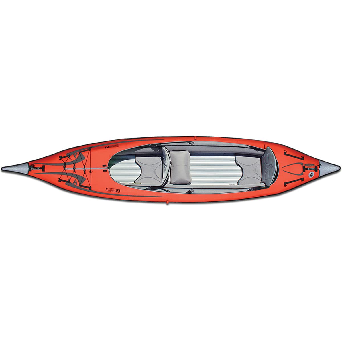 ADVANCED ELEMENTS AE1007-R AdvancedFrame Convertible Inflatable Kayak, 15', Red