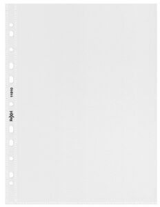 rexel superfine embossed a5 pockets - clear, pack of 20