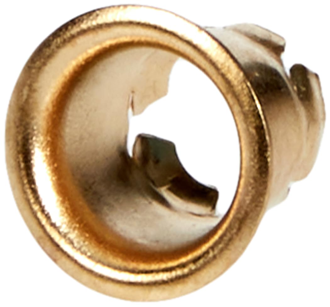 Rexel Natural Brass Finish Eyelets, for up to 30 Sheets, 4.7 mm Diameter and 5.5 mm Length, Use with Hole Punch and Eyelet Pliers, Copper Plated, Pack of 500, 20320052