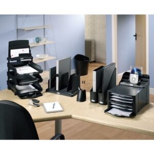 Rexel Agenda2 Vertical Sorters Charcoal with Strong Dividers