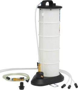 mityvac mv7300 pneumatic air operated fluid evacuator with accessories for draining engine oil or transmission fluid directly through the dipstick tubes