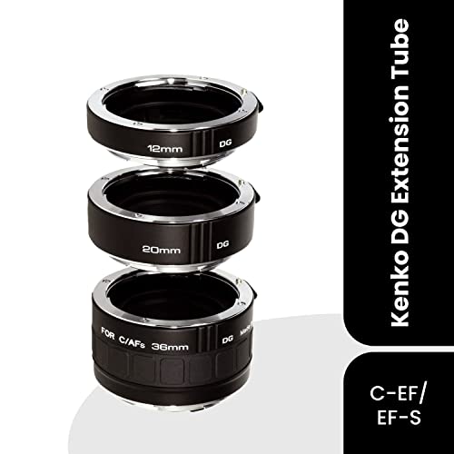 Kenko Auto Extension Tube Set DG for Canon EOS Lenses A-EXTUBEDG-C