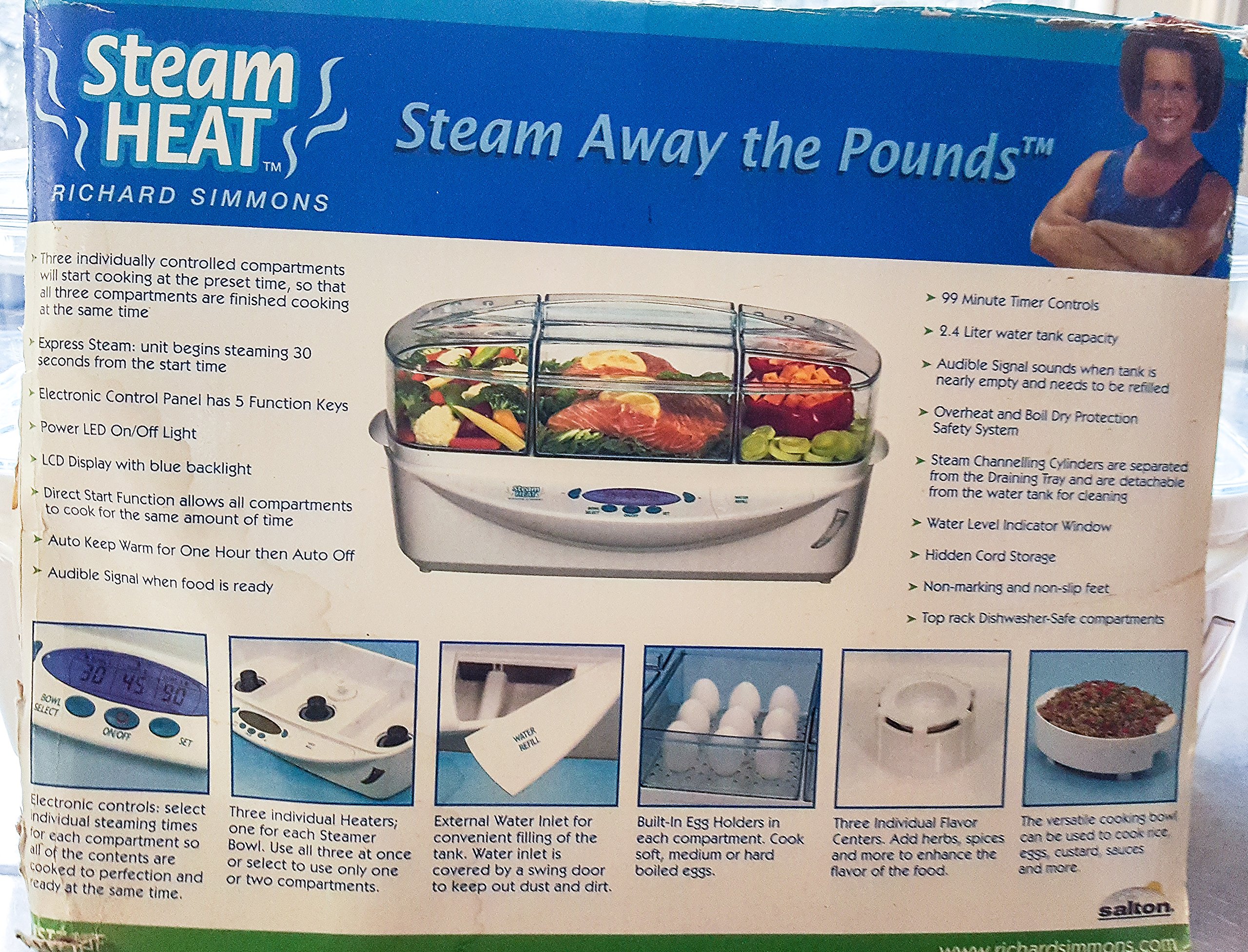 Richard Simmons EST7 Steam-Heat Electronic Food Steamer