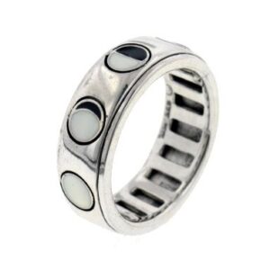 Sterling Silver Lunar Phases of the Moon Spinning Spin Band Ring Size 15(Sizes 4,5,6,7,8,9,10,11,12,13,14,15)