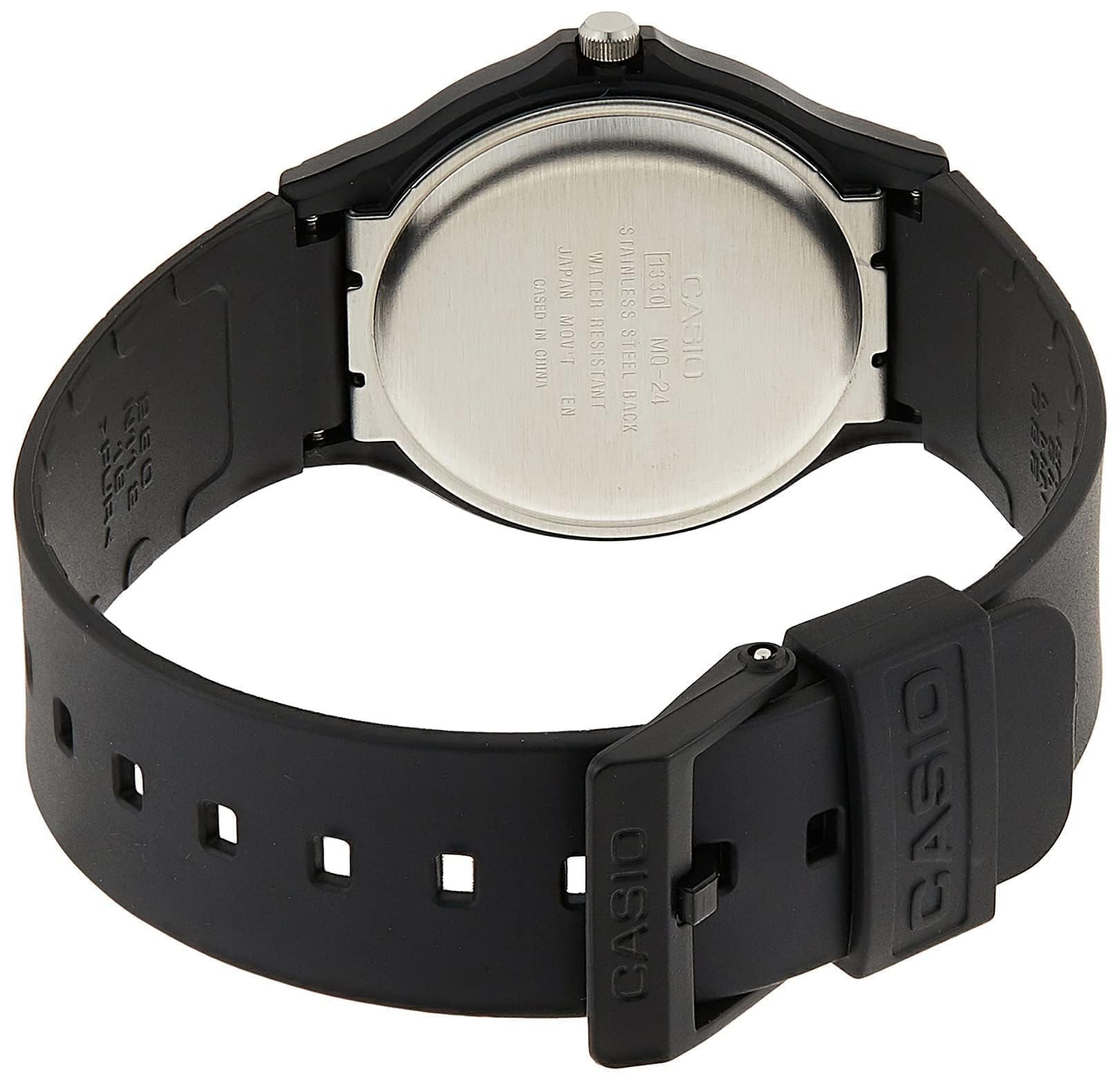 Casio Unisex MQ24-7B Analog Black Resin Strap Casual Watch