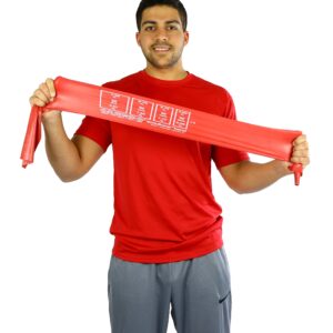 CanDo 10-5922 AccuForce Exercise Band, 50 yd Roll, Red-Light