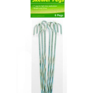 Coghlans Steel Skewer Tent Pegs, 7-Inch