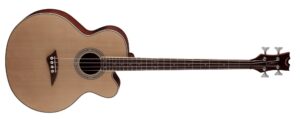 dean eabc cutaway acoustic-electric bass guitar - natural