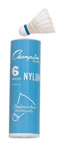 champion sports nylon indoor shuttlecock