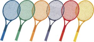 champion sports 21-inch plastic tennis racquet set assorted colors