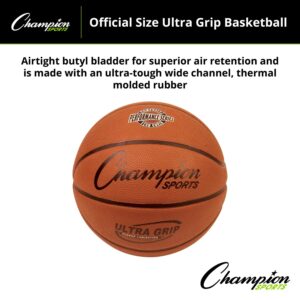 Champion Sports Composite Game Basketballs, Official (Size 7 - 29.5")