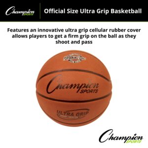 Champion Sports Composite Game Basketballs, Official (Size 7 - 29.5")