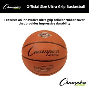 Champion Sports Composite Game Basketballs, Official (Size 7 - 29.5")