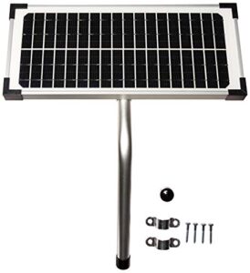 10 watt solar panel kit (fm123) for mighty mule automatic gate openers,black cell