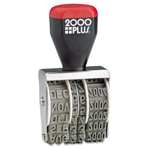 cosco 2000plus traditional date stamp, six years, 1.38" x 0.19"