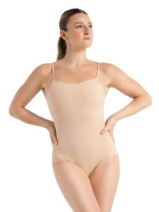 capezio women's camisole leotard, nude, x-large