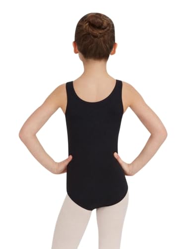 Capezio Big Girls' Tank Leotard, Black, L (12-14)