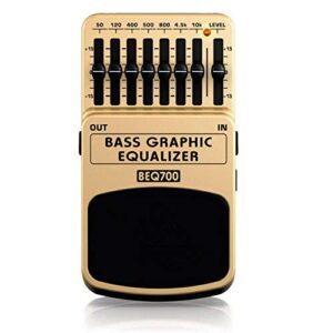 behringer beq700 bass graphic equalizer pedal