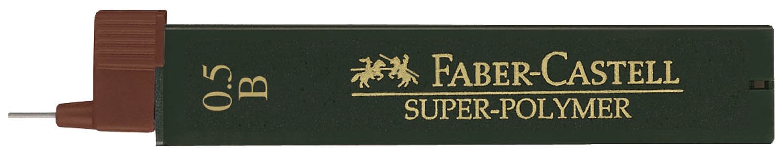 Faber Castell 120501 0.5 mm B Superpolim Leads for Mechanical Pencil (Pack of 12)