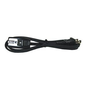 woods 0293 coleman hpn mini replacement extension cord; 18/2; 2-foot; black