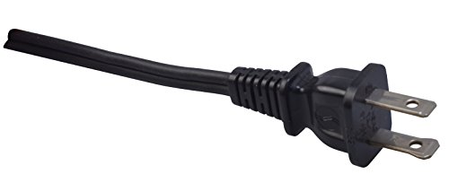 Woods 0293 Coleman Hpn Mini Replacement Extension Cord; 18/2; 2-Foot; Black