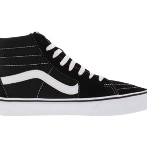 Vans Women's UA Sk8 High Top Sneakers, Black/Black/White, 10 Medium US