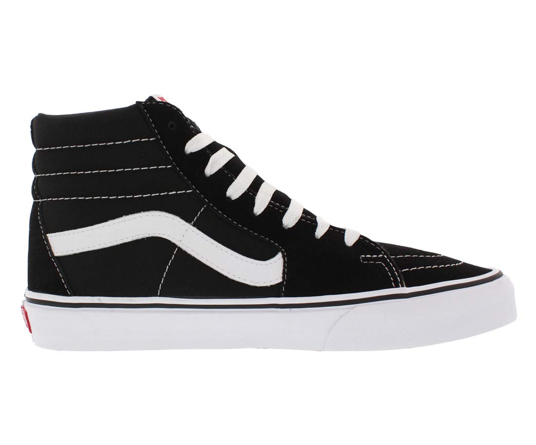 Vans Women's UA Sk8 High Top Sneakers, Black/Black/White, 10 Medium US