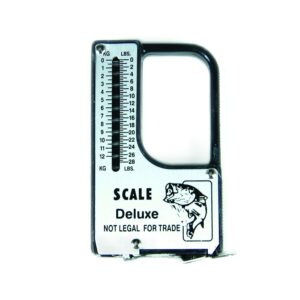 eagle claw 04070-001 scale w/tape measure, 28 lb, pocket