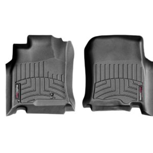 WeatherTech Custom Fit FloorLiners for Toyota 4Runner - 1st Row (440111), Black