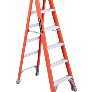 Louisville Ladder 6-Foot Fiberglass Step Ladder, 300-Pound Load Capacity, Type IA, FS1506