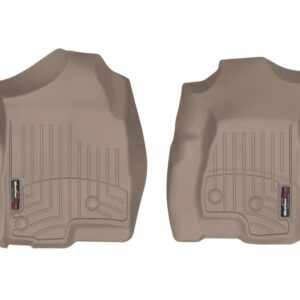 WeatherTech Custom Fit FloorLiners for Escalade, Escalade ESV, Escalade EXT, Avalanche, Silverado - 1st Row (450031), Tan