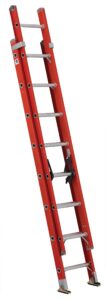 louisville ladder fe3216 foot extension ladder, 16 ft, orange