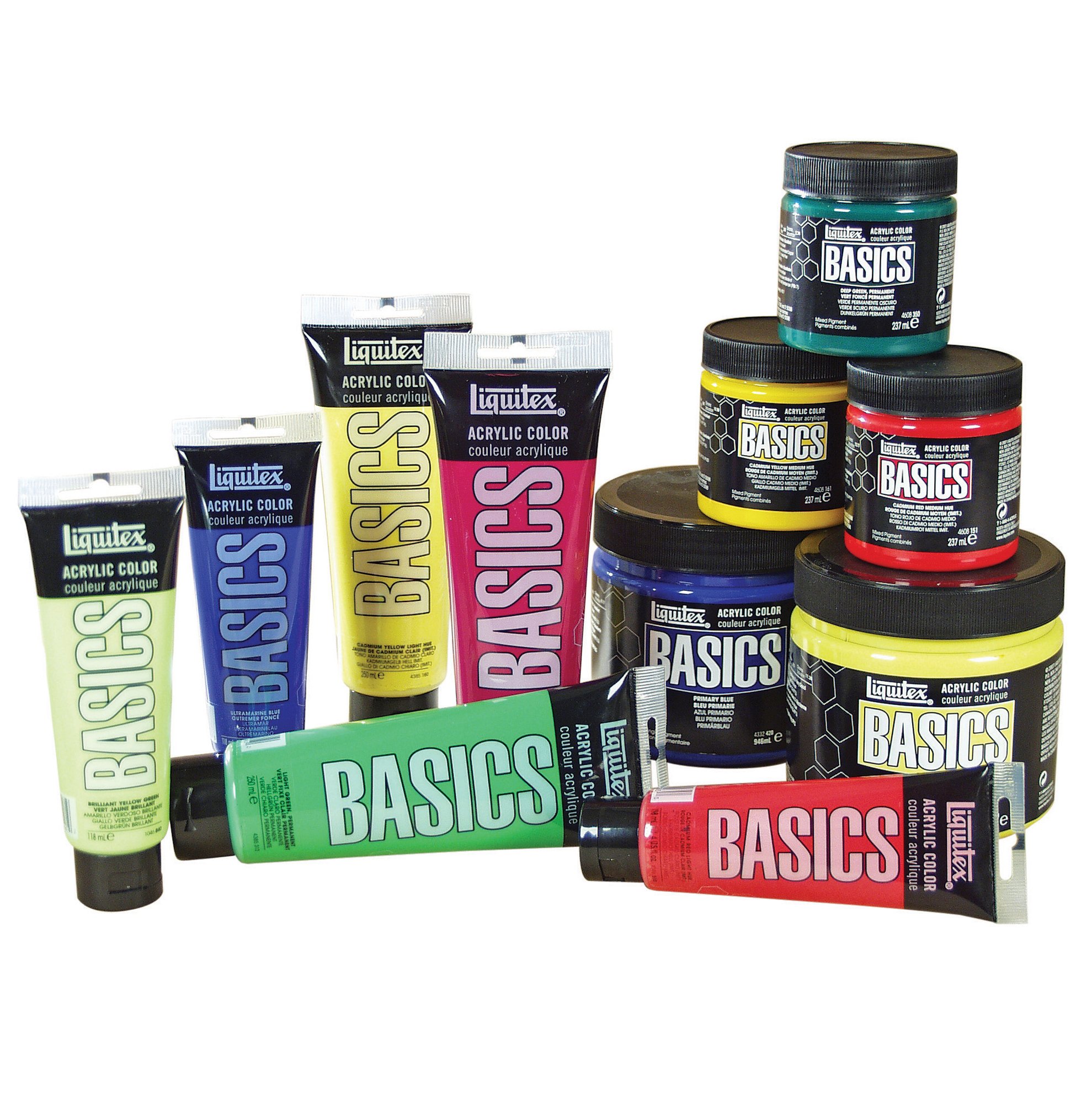 Liquitex BASICS Acrylic Paint Strip Set, 5ml