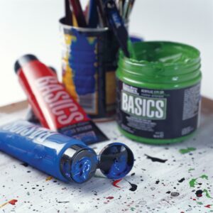 Liquitex BASICS Acrylic Paint Strip Set, 5ml