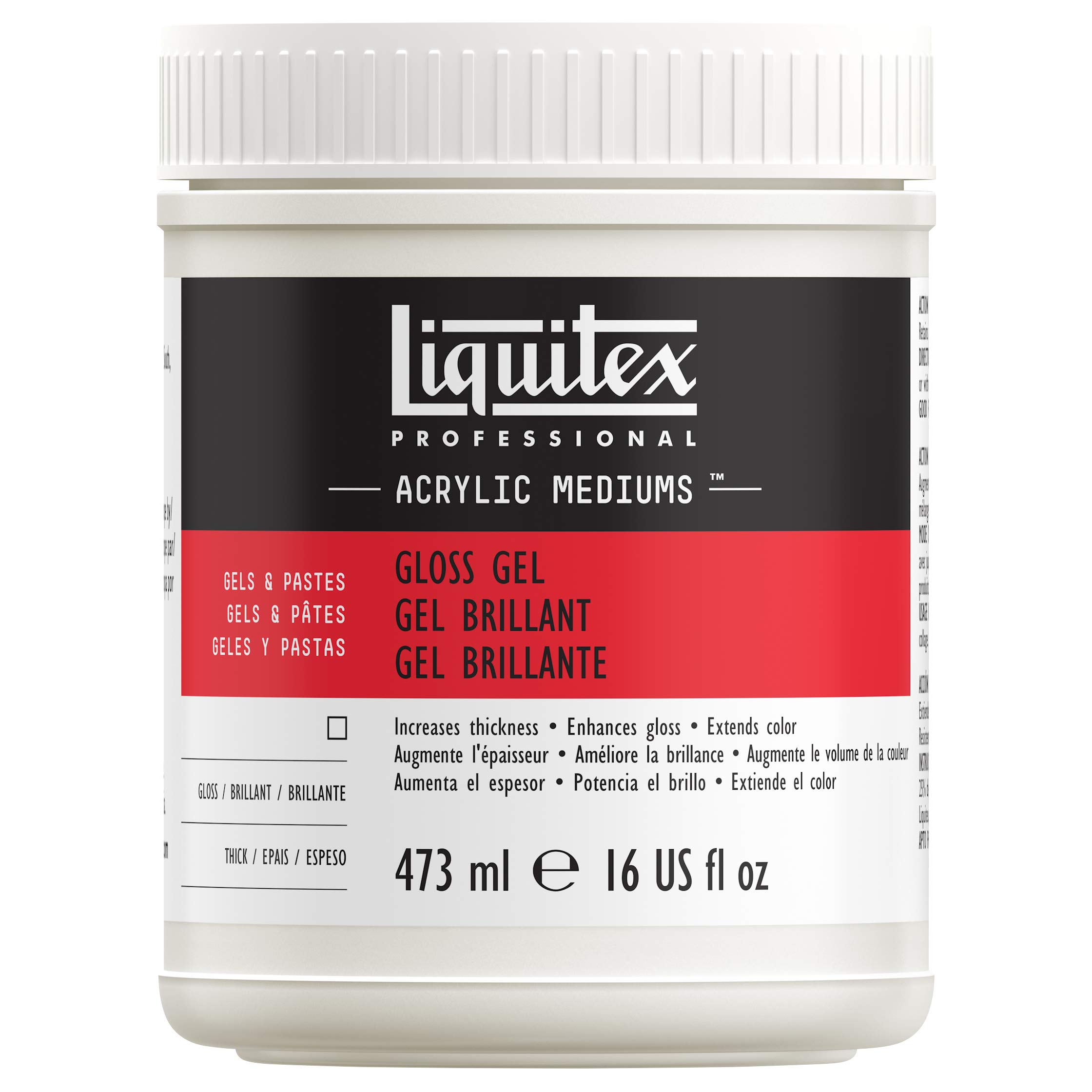 Liquitex Professional Gloss Gel Medium, 473ml (16-oz)