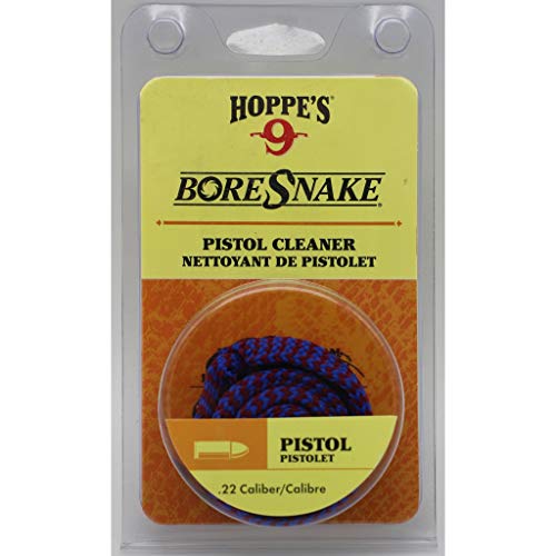 Hoppe's Boresnake .22 Caliber Pistol and Revolver, Clam E/F, Black