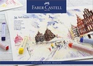 faber-castell soft dry pastel chalk long goldfaber 36 colors