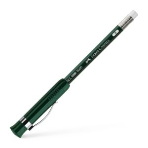 Faber-Castell Perfect Pencil Castell 9000 in Gift Box - #2 Pencil with Built-in Pencil Sharpener and Extender