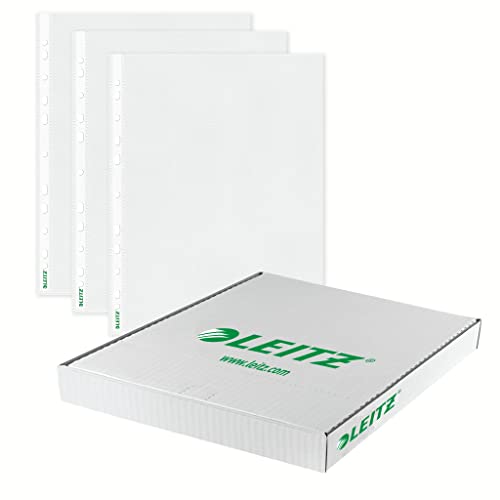 Leitz 4734-31-00 Super Premium Document Wallet A4 PVC Hard Film Waterproof Pack of 10