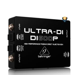 behringer ultra-di di600p 1-channel passive microphone/instrument direct box