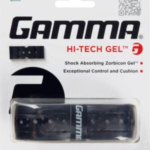 Gamma Hi-Tech Gel Replacement Grip, Black