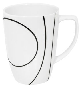 corelle square 12-ounce mug, simple lines