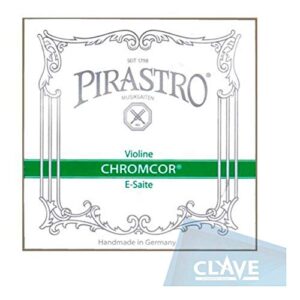 pirastro chromcor 4/4 violin string set - medium gauge with ball end e