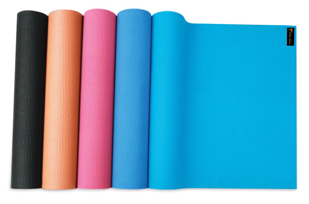 Black Extra Thick Yoga and Pilates Mat