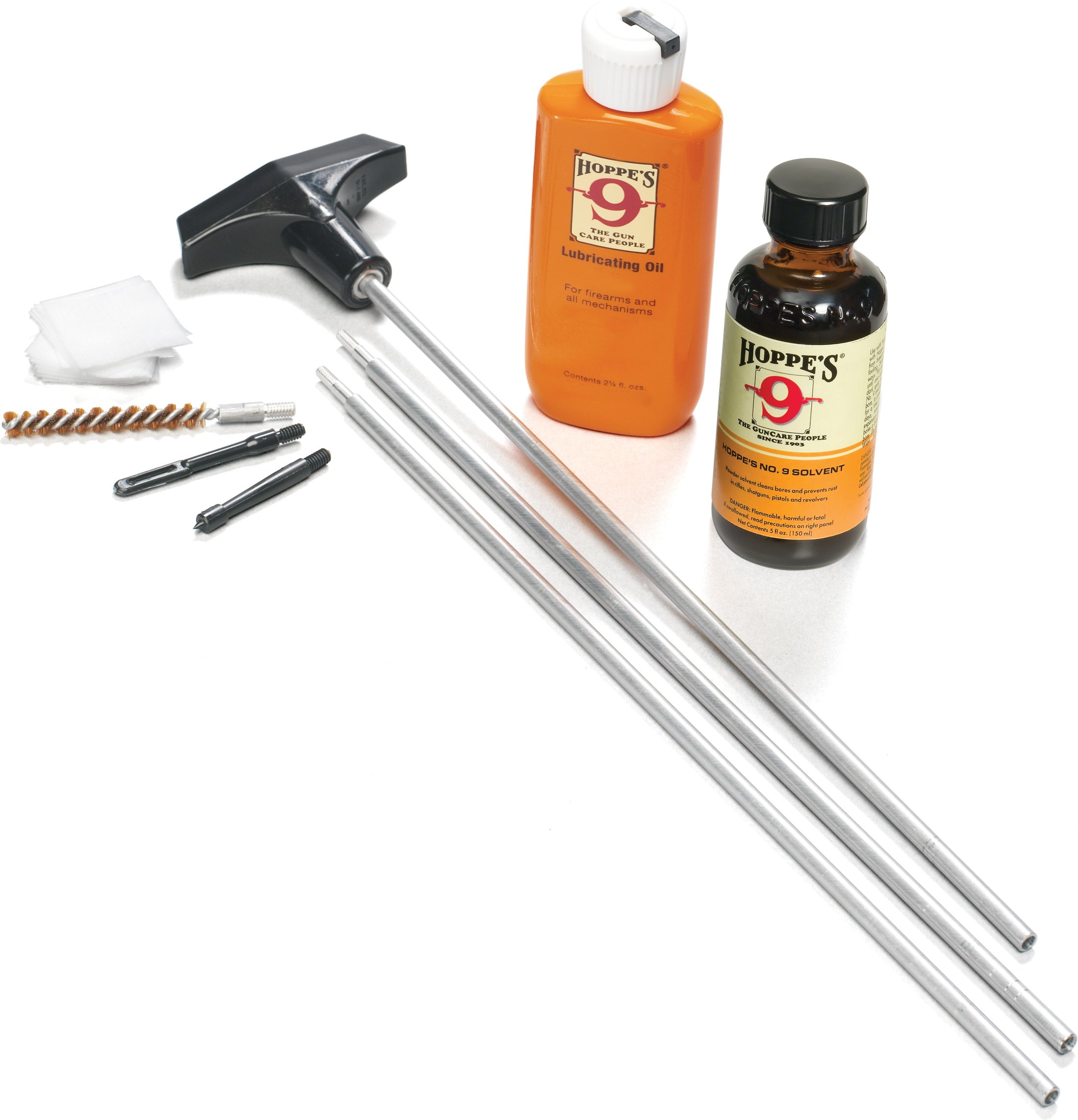 Hoppe's No. 9 Cleaning Kit with Aluminum Rod, .30-6 Caliber, 7.62mm Rifle