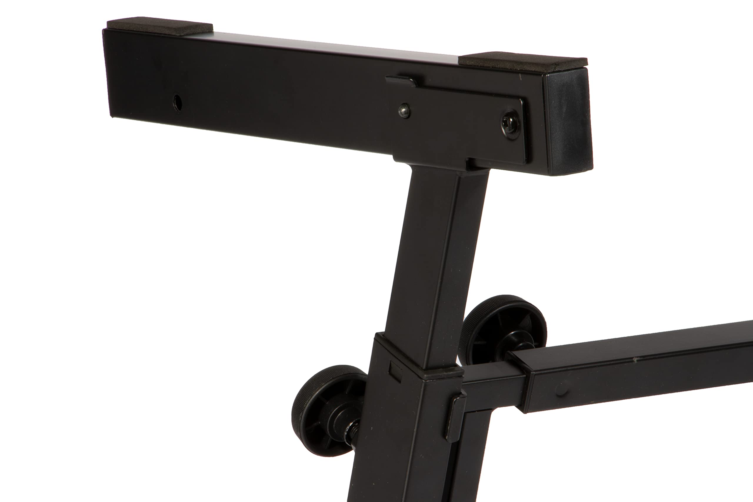 OnStage KS7350 Pro Heavy-Duty Folding-Z Keyboard Stand, Black